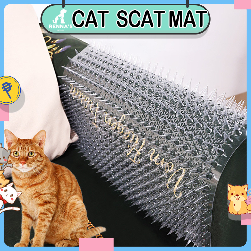 Renna's Cat Repellent Outdoor Scat Mat Anti-cat Net Pet Deterrent Plant ...
