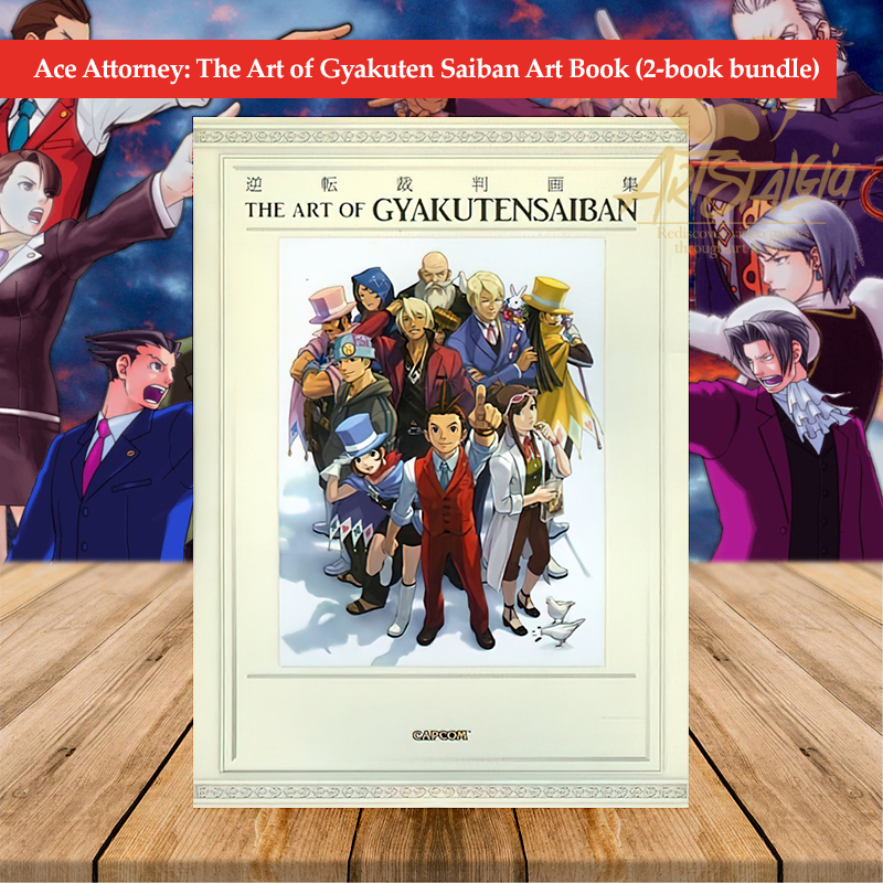 Ace Attorney: The Art of Gyakuten Saiban Art Book (2-book bundle ...