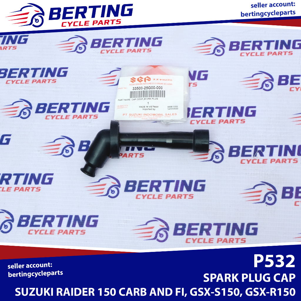 SGP SPARK PLUG CAP Suzuki Raider 150 Carb Raider 150 FI GSX-S150 GSX ...