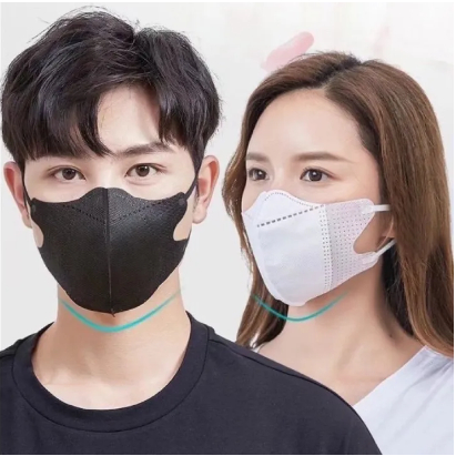 50PCS 3D Mask 4D Face Mask Non-woven Protection Filter 3D Anti Viral ...