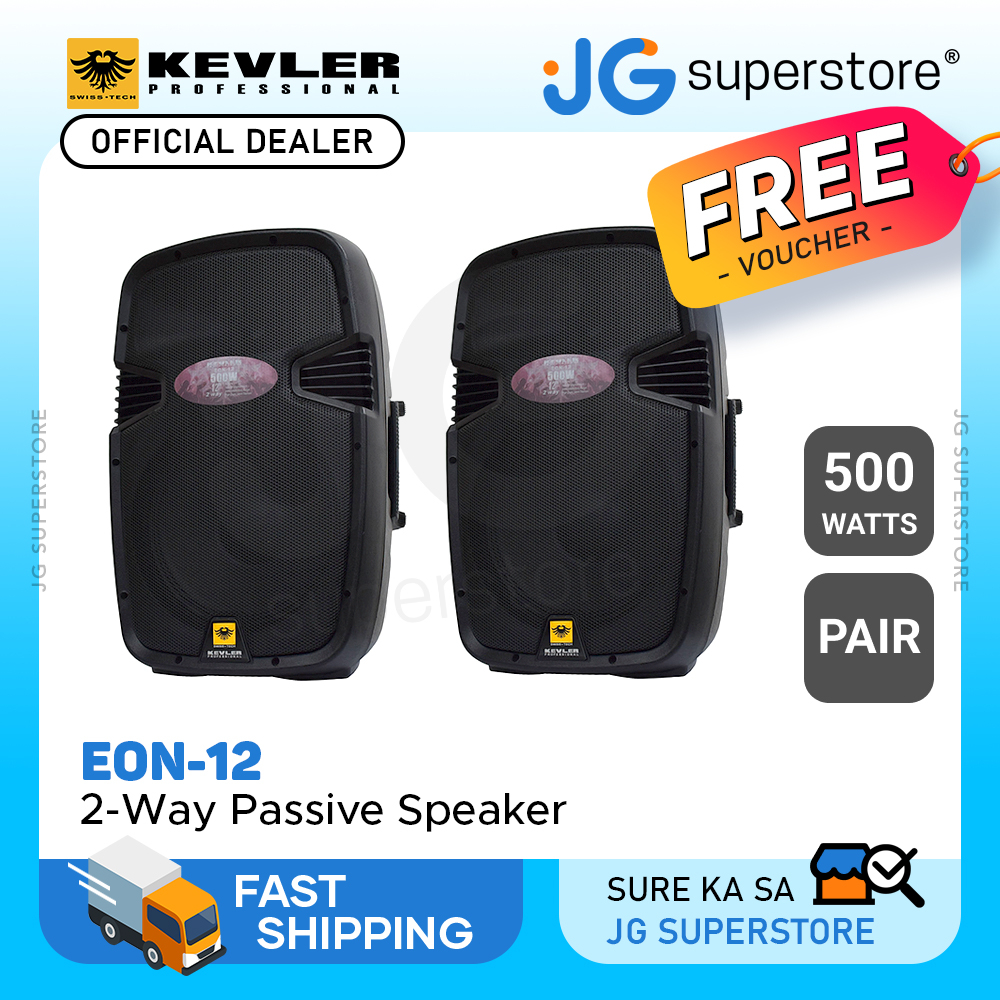KEVLER EON-12 12" 500W 2-Way Bass Reflex Full Range Passive Loud ...