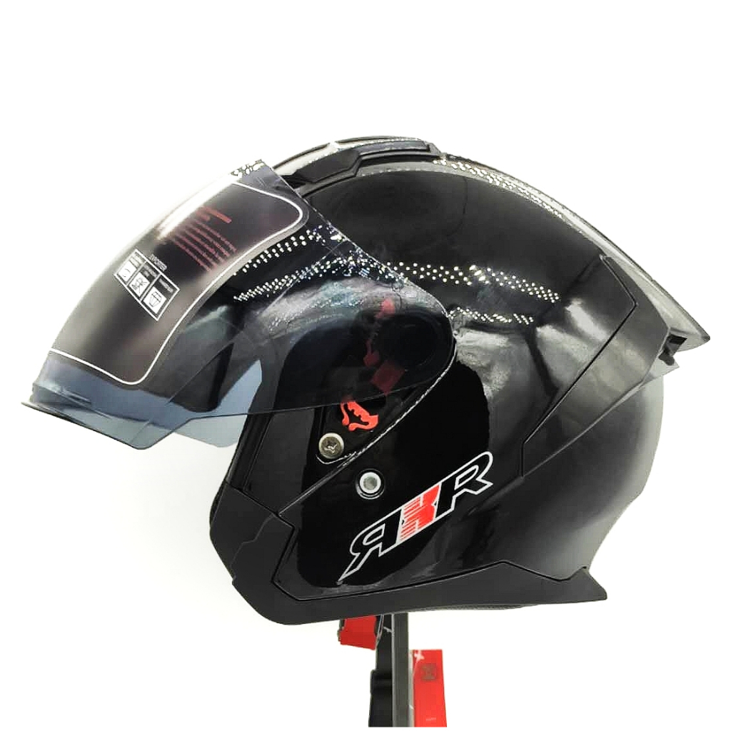 TENSTAR# RXR HALF FACE MOTORCYCLE HELMET with BPS STICKER for ADULTS ...