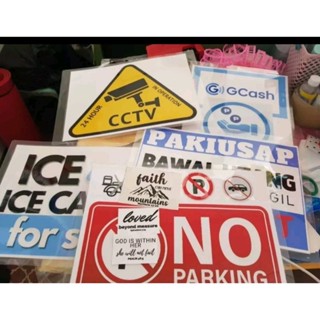 No Parking signage for gate / No Parking sign pvc / Laminated No ...