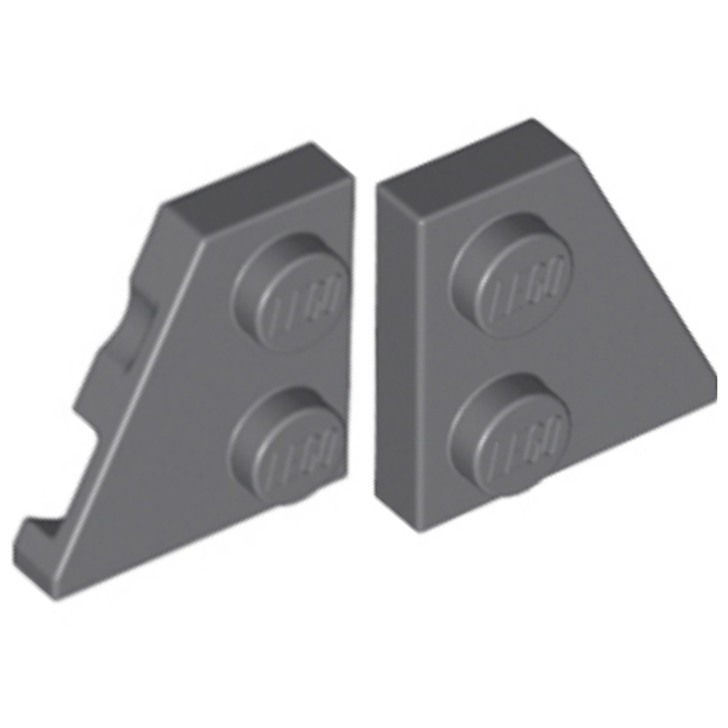 Wedge, Plate 2x2 LEFT and RIGHT Pair (24299 / 24307) LEGO Parts ...