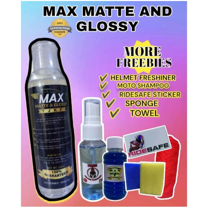 Max Matte and Glossy Coat buy 1 and get 6 freebies | Shopee Philippines