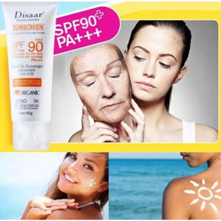 ( BUY 1 TAKE 1 ) Disaar Facial Sunscreen Cream SPF 90 PA+ Moisturizing Skin Protect Sunblock 40g ...