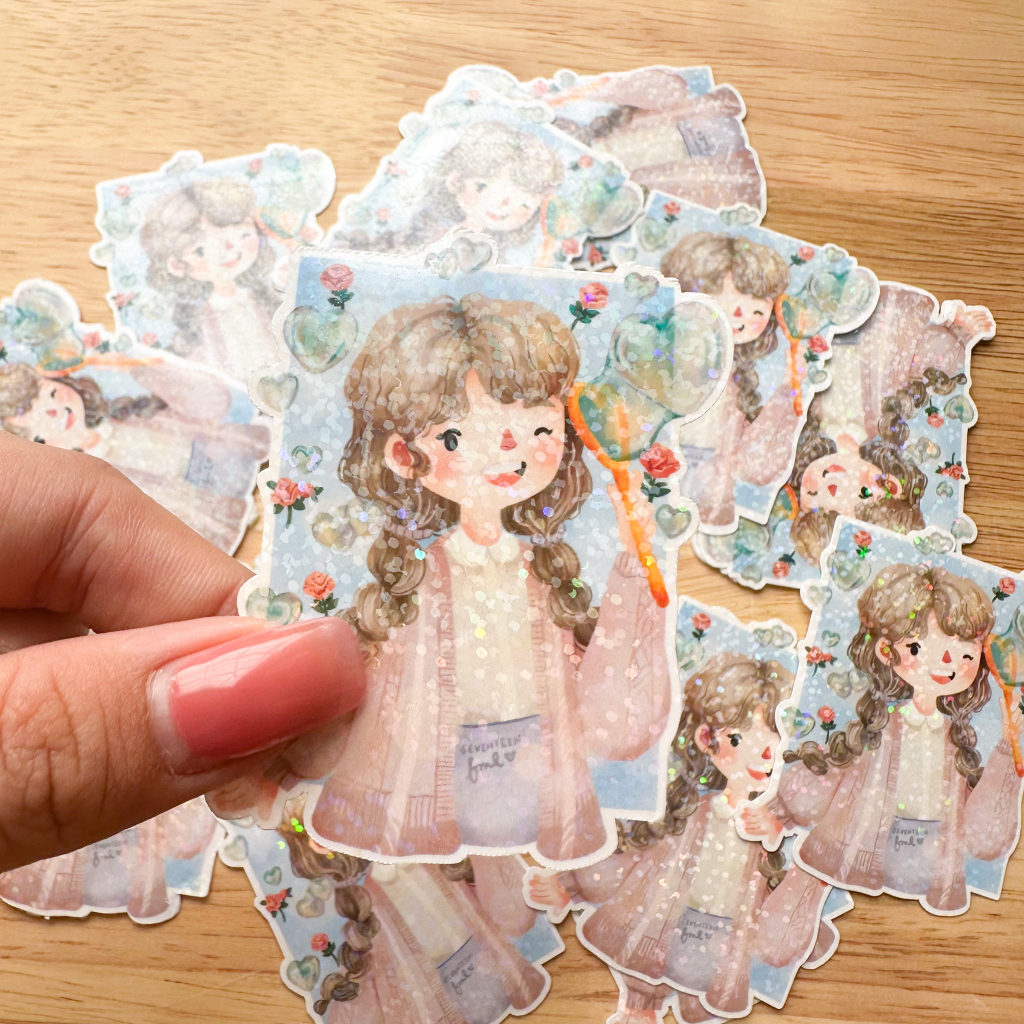 FML Carat Girl Sticker, Kpop Girl Sticker, 17 Kpop Sticker, Seven Cute ...