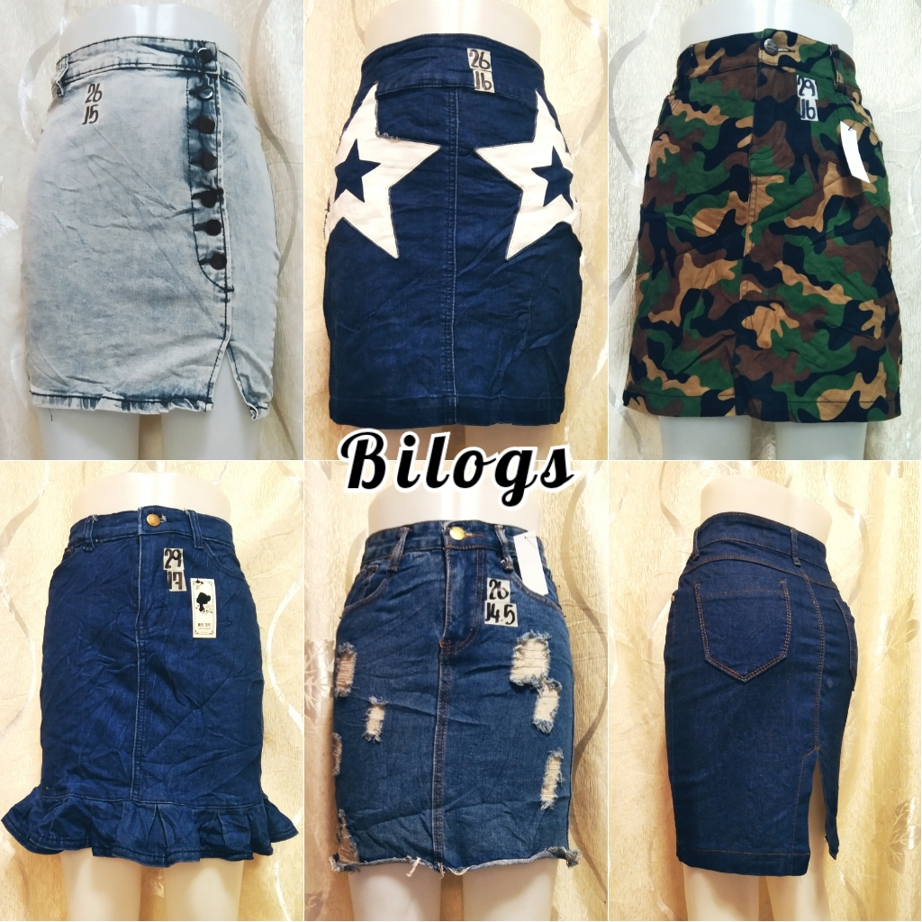 PALDA MAONG / DENIM SKIRTS / SKIRTS | Shopee Philippines