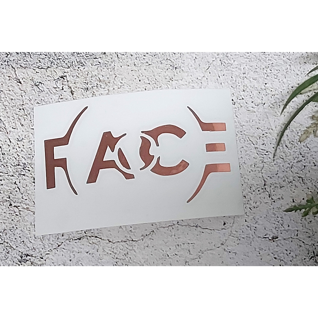 FACE [BTS JIMIN Album] Logo DECALL VINYL STICKER | Shopee Philippines