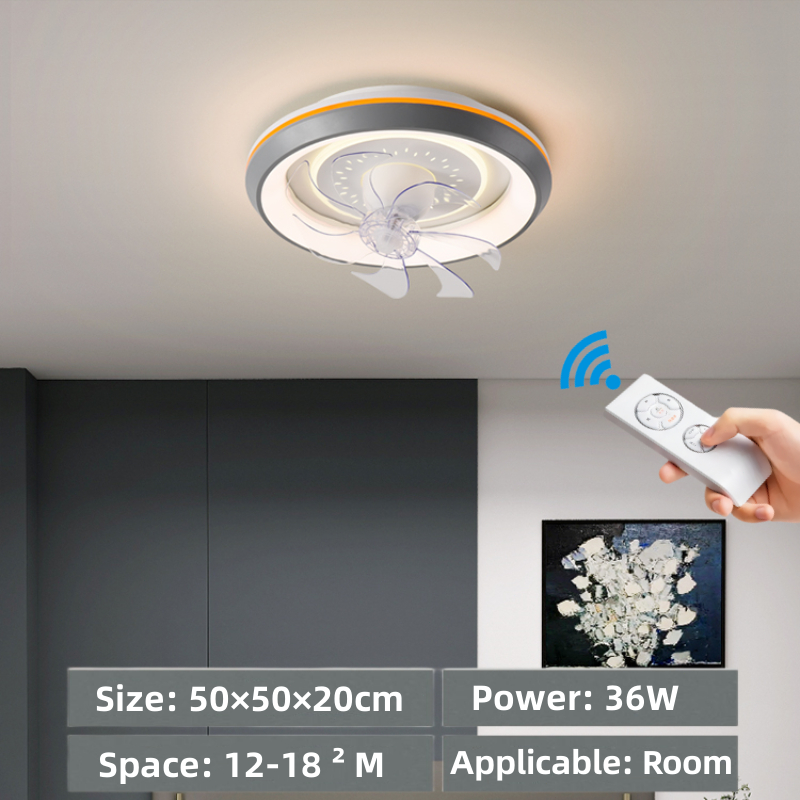 HOT SALE ceiling fan Modern shaking head fan light Tricolor with ...