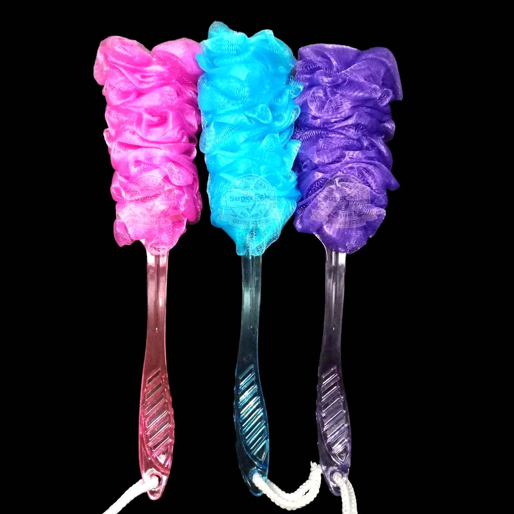 Body Brush Scrub Nylon Sponge Panghilod Shower Loofah Bath With Handle ...