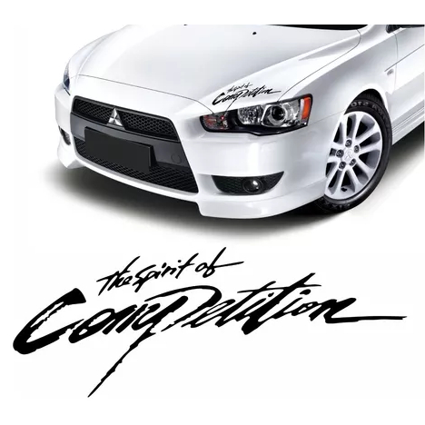 The Spirit of Competition Car Sticker Vinyl | Shopee Philippines