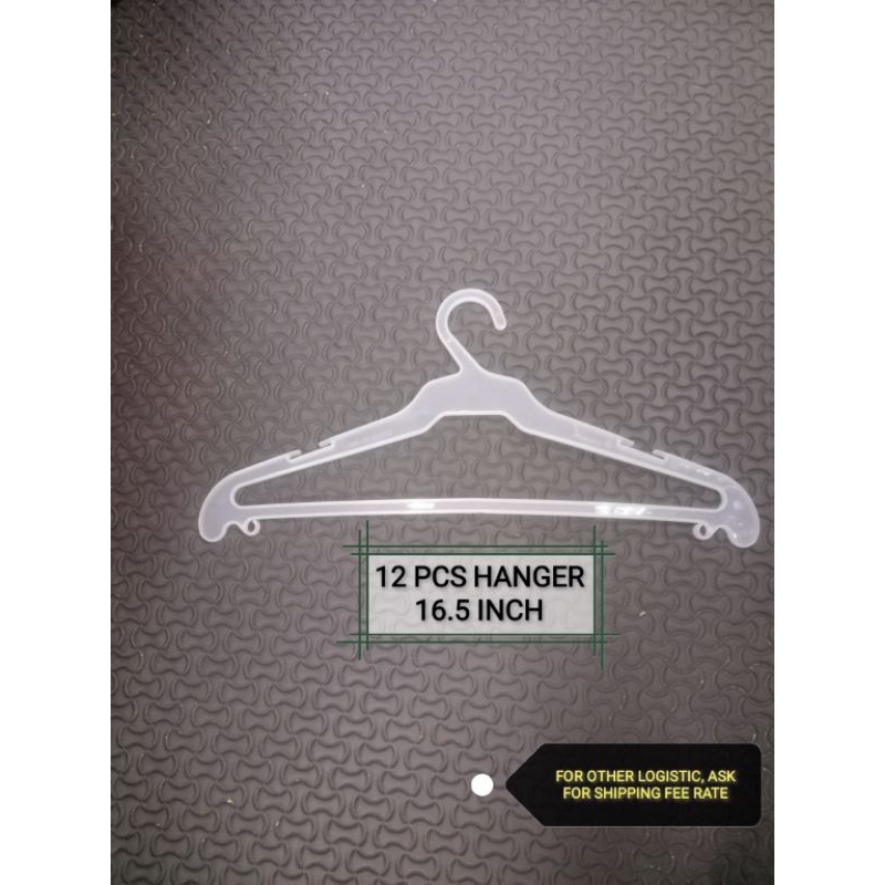 flat hanger heavy duty class A color 12pcs (for other logistic, sf not yet included) | Shopee ...