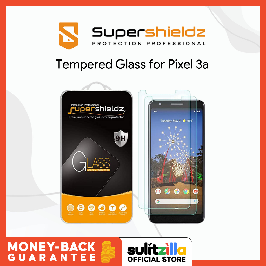 Supershieldz Tempered Glass Screen Protector for Google Pixel 3a (2 ...