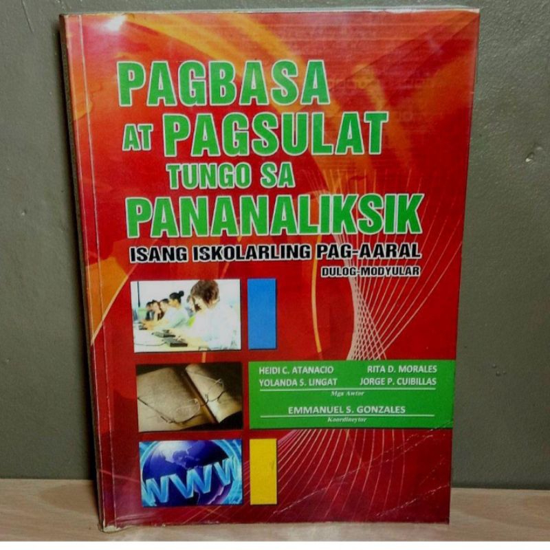 PAGBASA AT PAGSULAT TUNGO SA PANANALIKSIK (DULOG SA MODYULAR) SALE ...