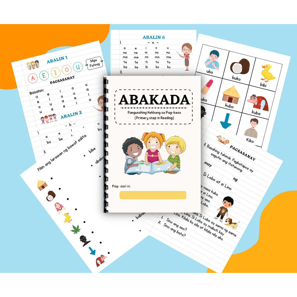 ABAKADA Workbook for Kids Filipino (Panimulang Pagbasa Kindergarten at ...