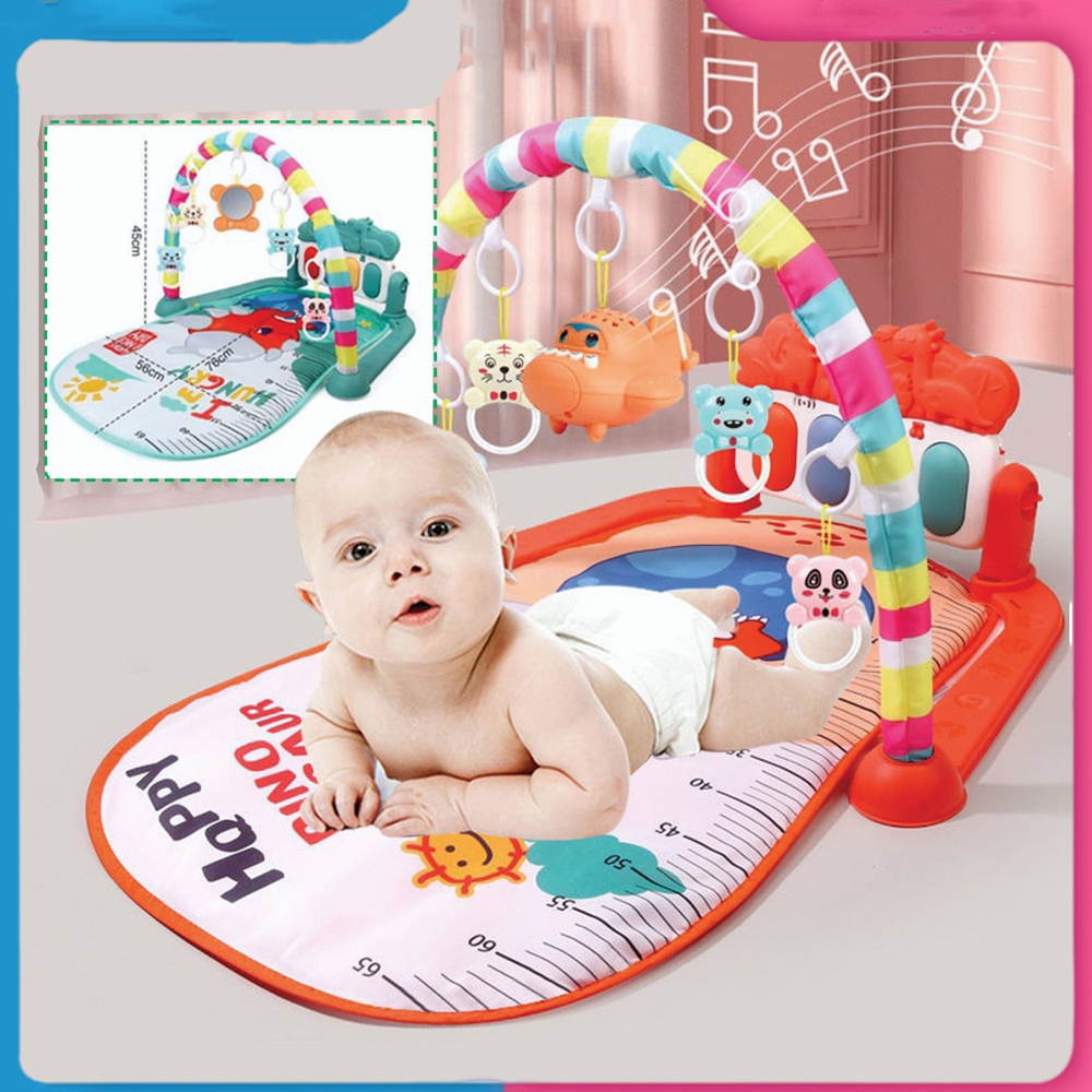 Baby Music Piano Keyboard Play Rack Kids Early Education Gym Crawling ...