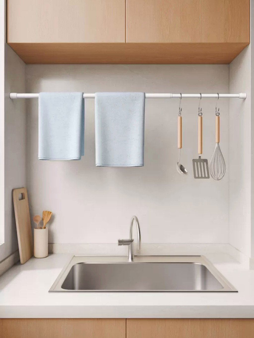 A14 COD【Manila】Punch-free Telescopic Rod Tension Rod Clothes Rod Shower ...