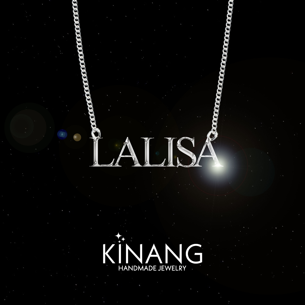 Kinang: "LALISA" Necklace (BLACKPINK, Pranpriya Manoban, Lisa Manoban ...