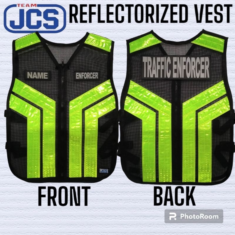 Traffic enforcer and Security guard reflectorized vest uniform With ...