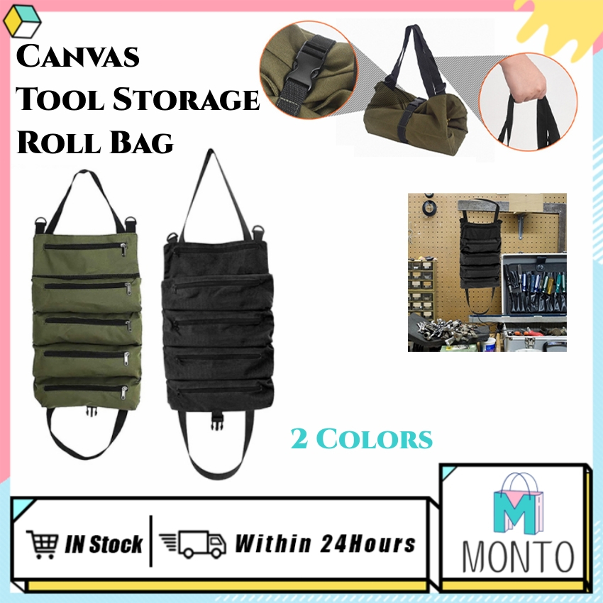 Multi-Purpose Tool Repair Tools Wrench Screwdriver Roll Pouch Vehicle ...