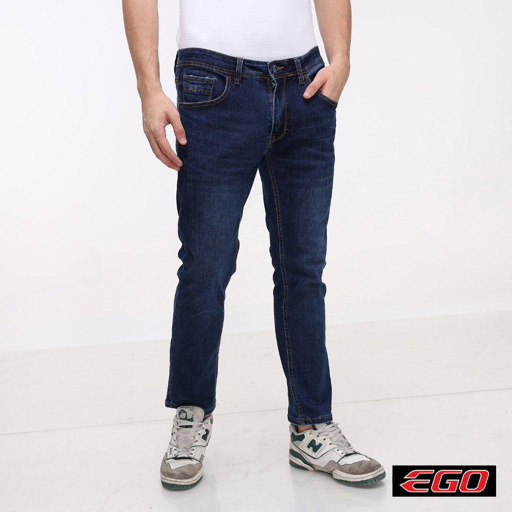 Ego Denim Long Pants Slim Tapered Fit Stretch ESB10-0192 | Shopee ...