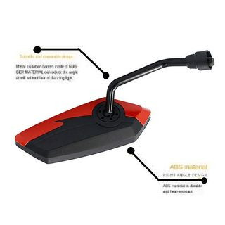 RUSI Korak 110 | ( Color / Red / Blue ) Motorcycle Side Mirror Short ...