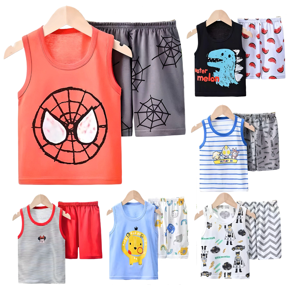 Boys Shirt Suits Baby Boy Clothes 0-4 Years Child Print Shirt Shorts ...
