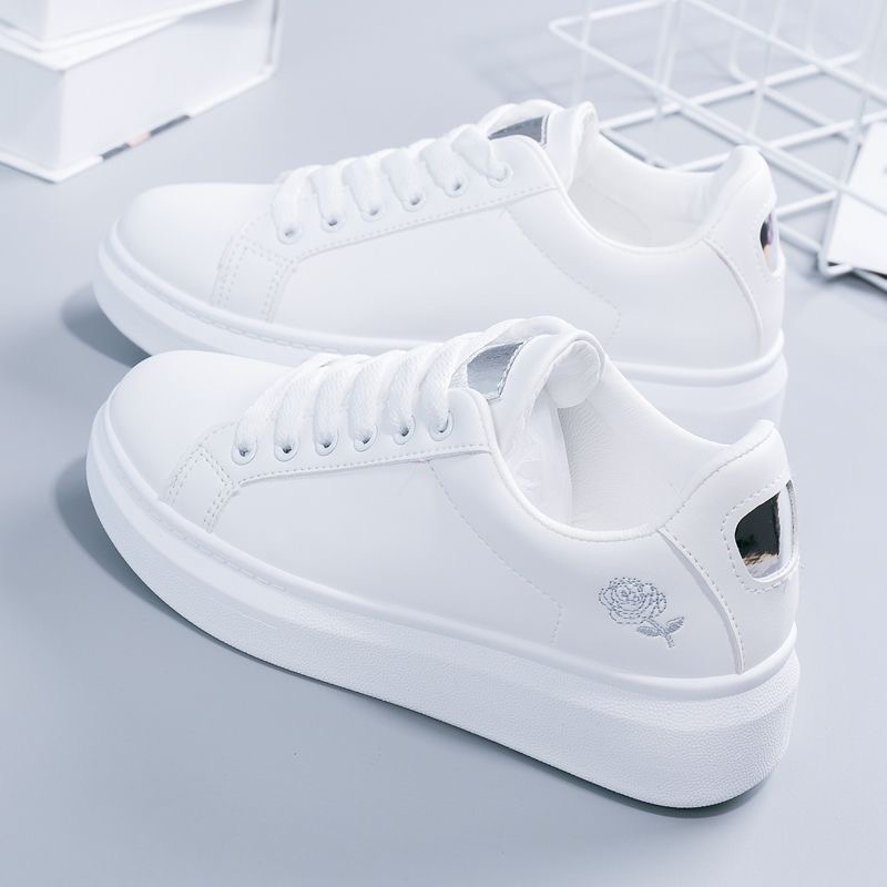 Women white shoes korean fashion rubber sneakers with box(size 35-40 ...