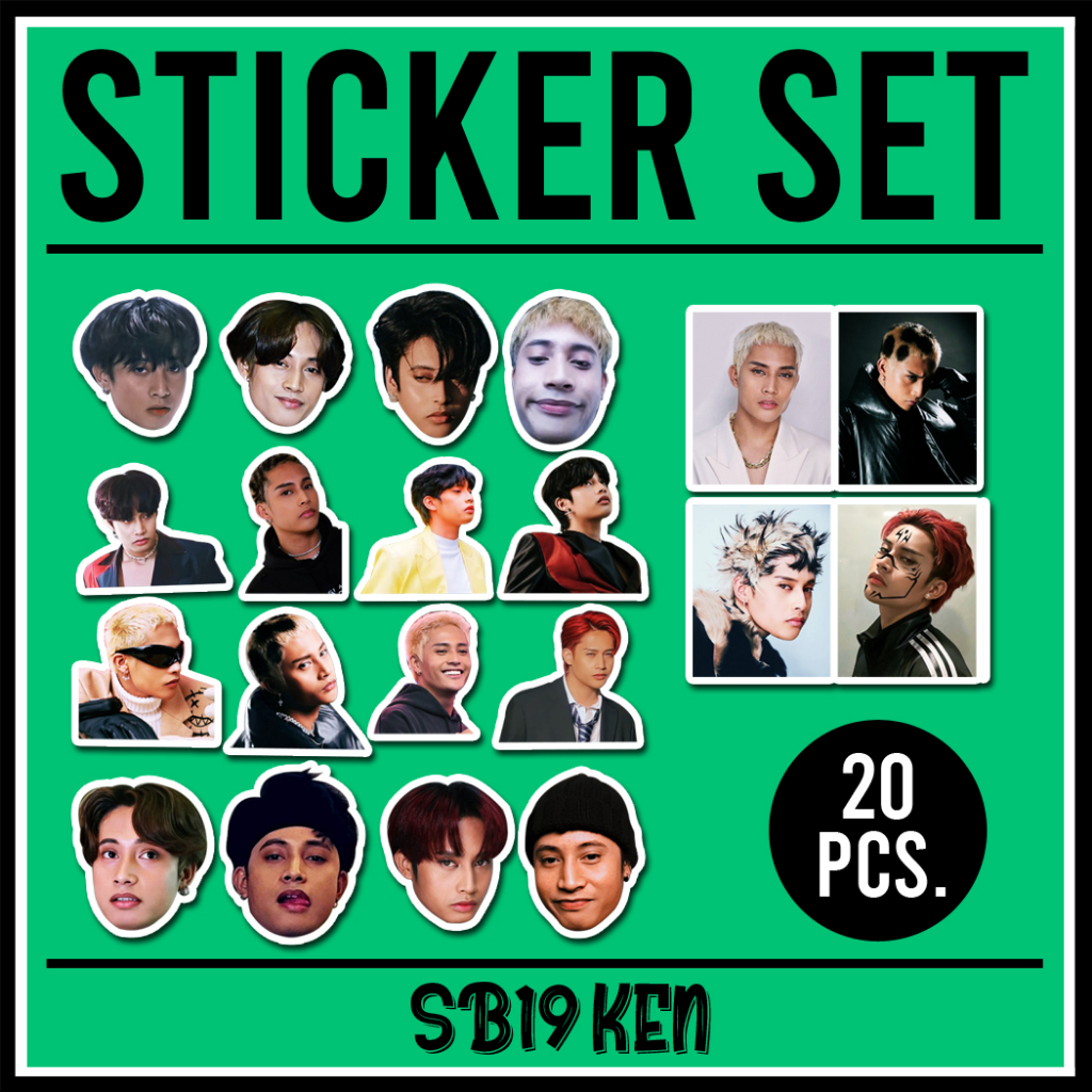 SB19 Ken Sticker Set (20 pcs) | Shopee Philippines