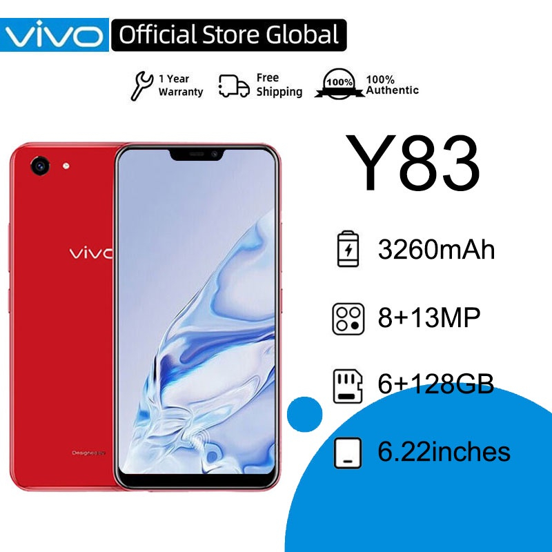 Original Y83 Android Phone 6GB RAM+128GB ROM smartphone Face ID Full Screen 6.22 inch HD camera ...