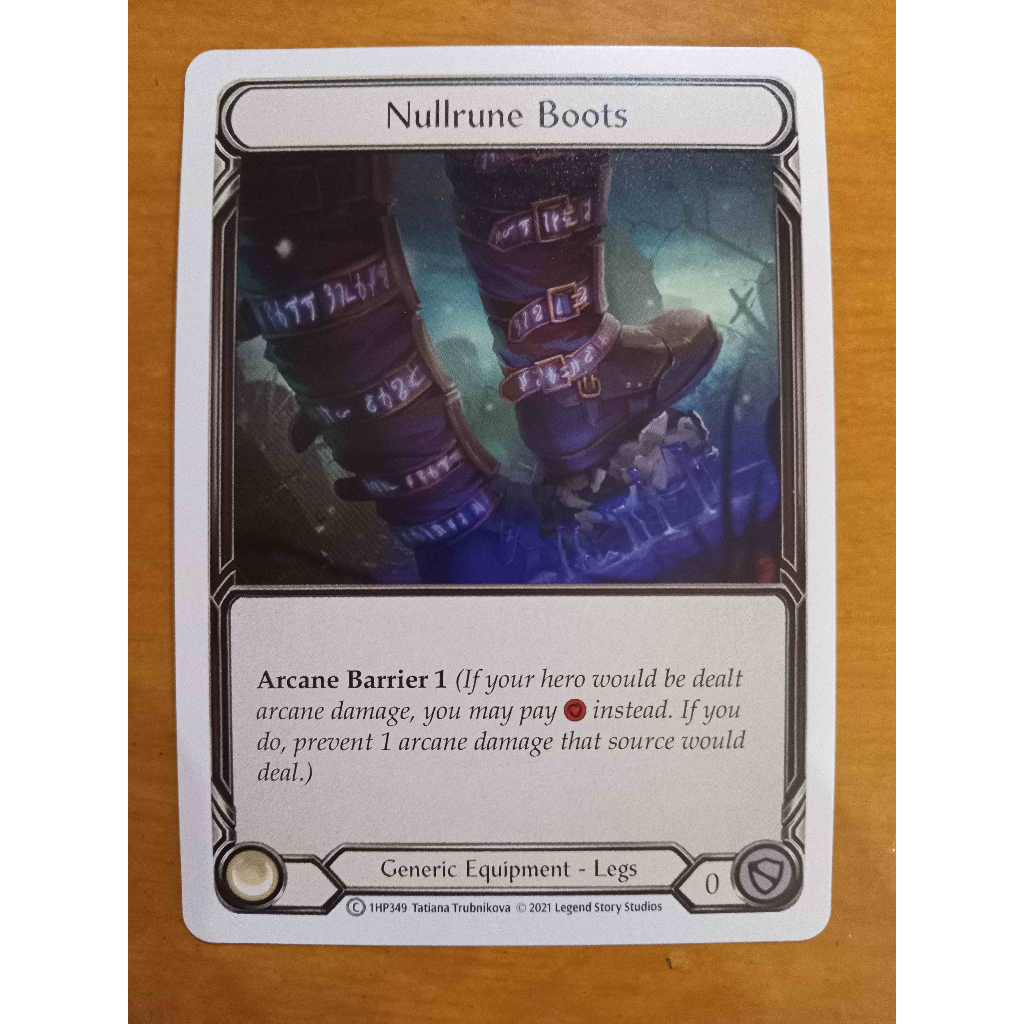 FAB Flesh and Blood TCG: Nullrune Boots History Pack Vol. 1 (1HP349 ...