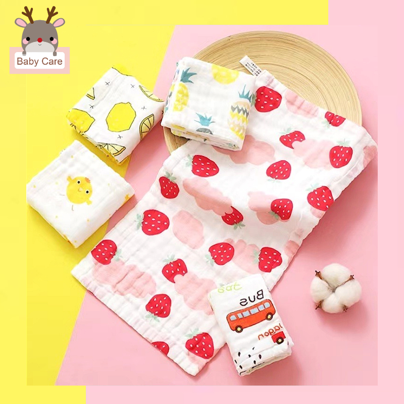 Face Towel Baby Towel Newborn Bath and Hand Towel for Kid Square Towel ...