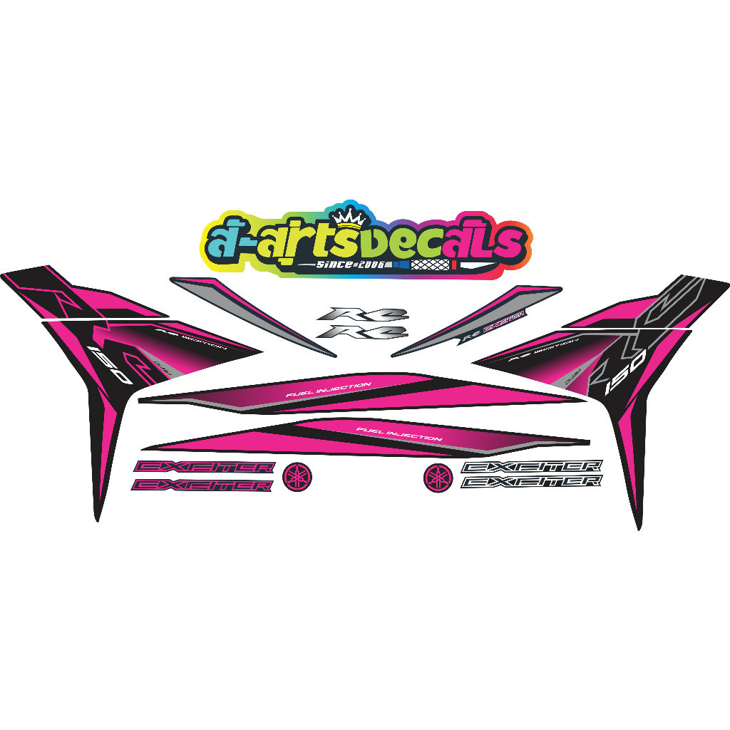 Yamaha Sniper 150 RC Exciter Malaysian Sticker Decals | Shopee Philippines
