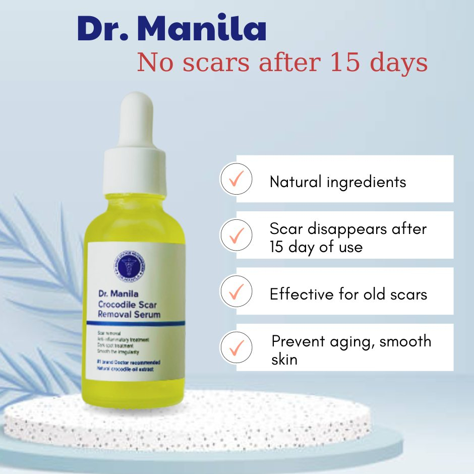 LEGIT DR MANILA SCAR REMOVAL CROCODILE SERUM Skin care dermacare serum ...