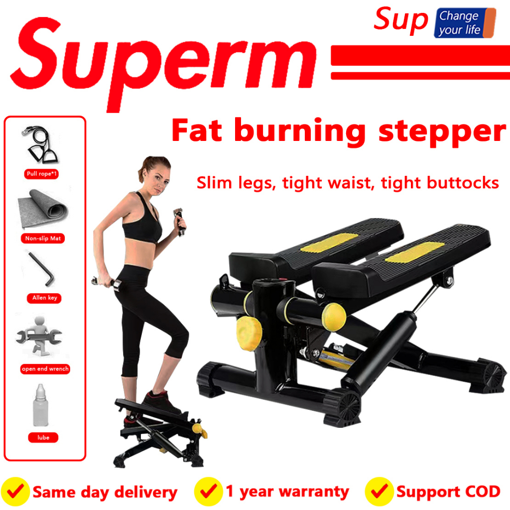 Hydraulic stepper mute multi-function leg training machine thin waist machine fitness machine ...
