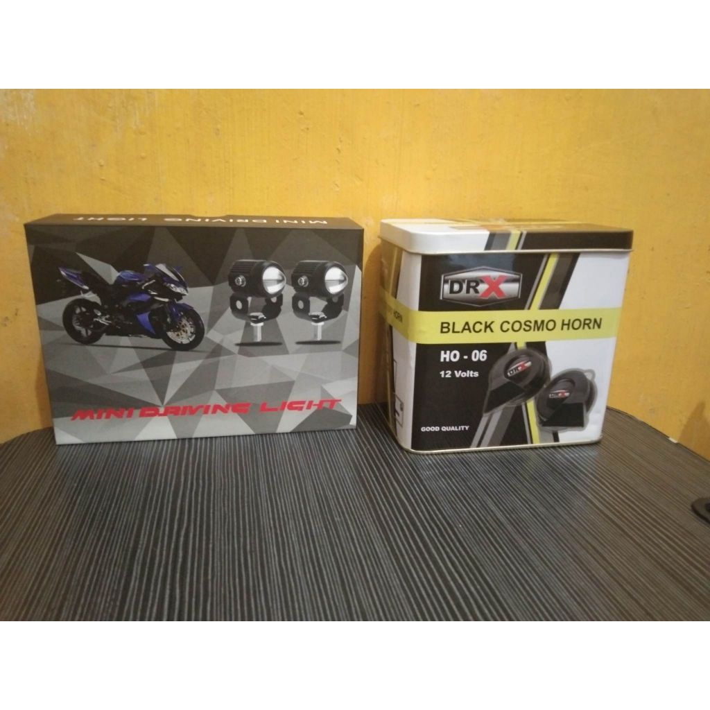 Mini Driving Light v2 with Ballast and Fan + DRX Horn | Shopee Philippines