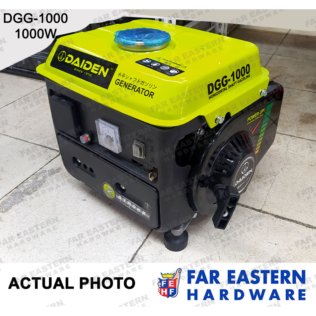DAIDEN Gasoline Generator Genset 1000W | 1500W Manual Start | Shopee ...