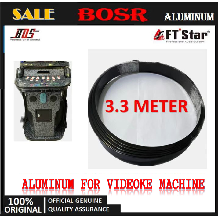 FT-STAR 1 Pc. Aluminum Counter Nosing For Videoke/Karaoke Machine BLACK ...