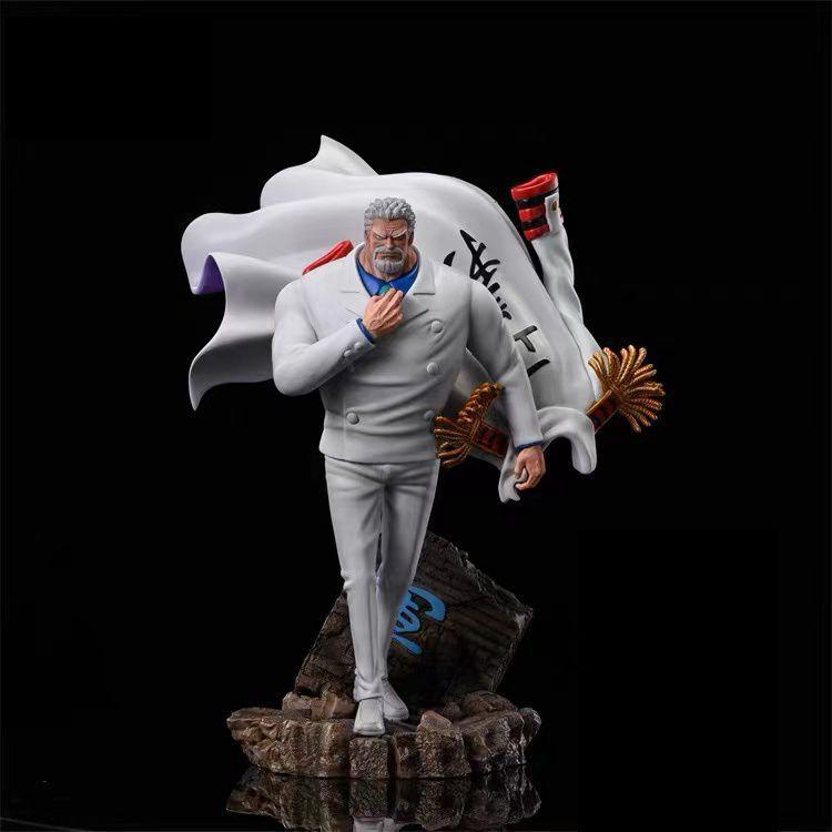 Hey Anime-ONE PIECE MONKEY D. GARP POWERFUL MARINE VICE ADMIRAL WHITE ...