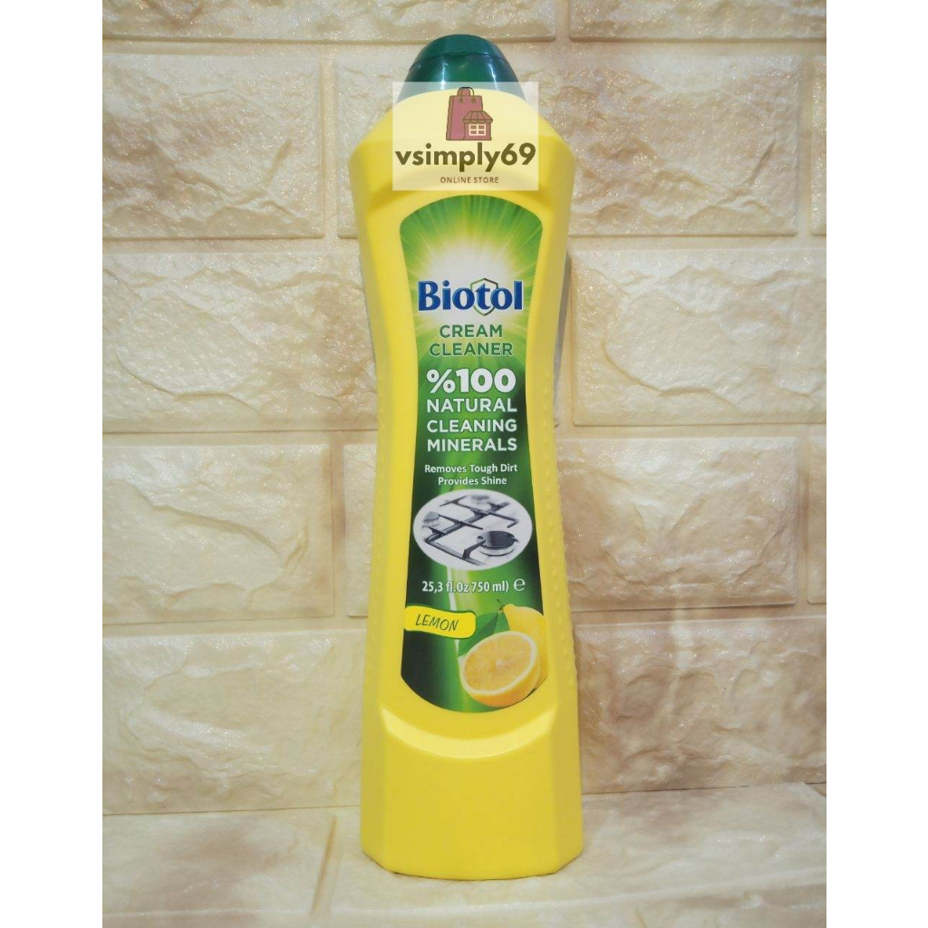 Biotol Cream Cleaner Lemon Scent (750 mL) | Shopee Philippines