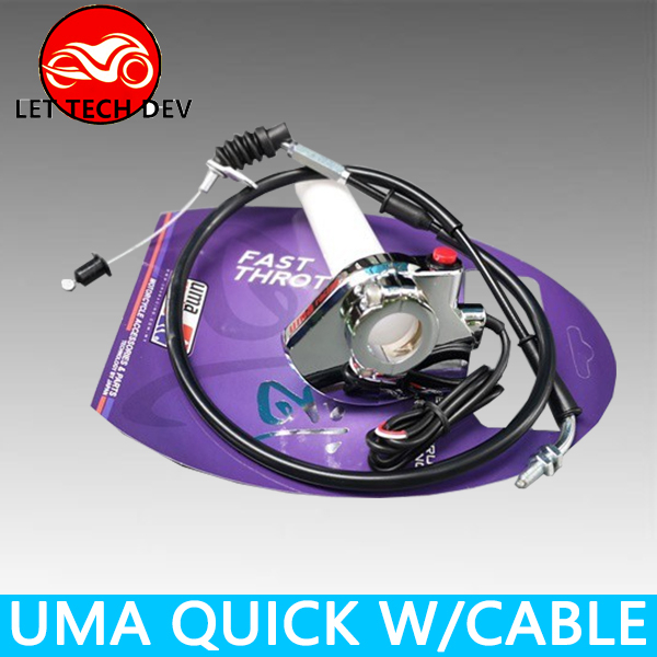UMA RACING QUICK THROTTLE (UNIVERSAL CARB TYPE ONLY WITH CABLE) XRM ...
