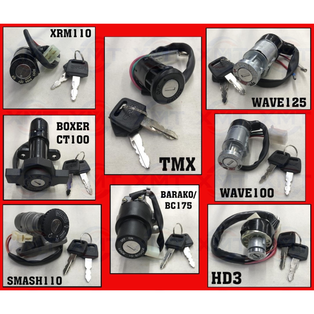 Ignition Main Switch for Motorcycle (1Pc & 1Set) Ordinary | Shopee ...