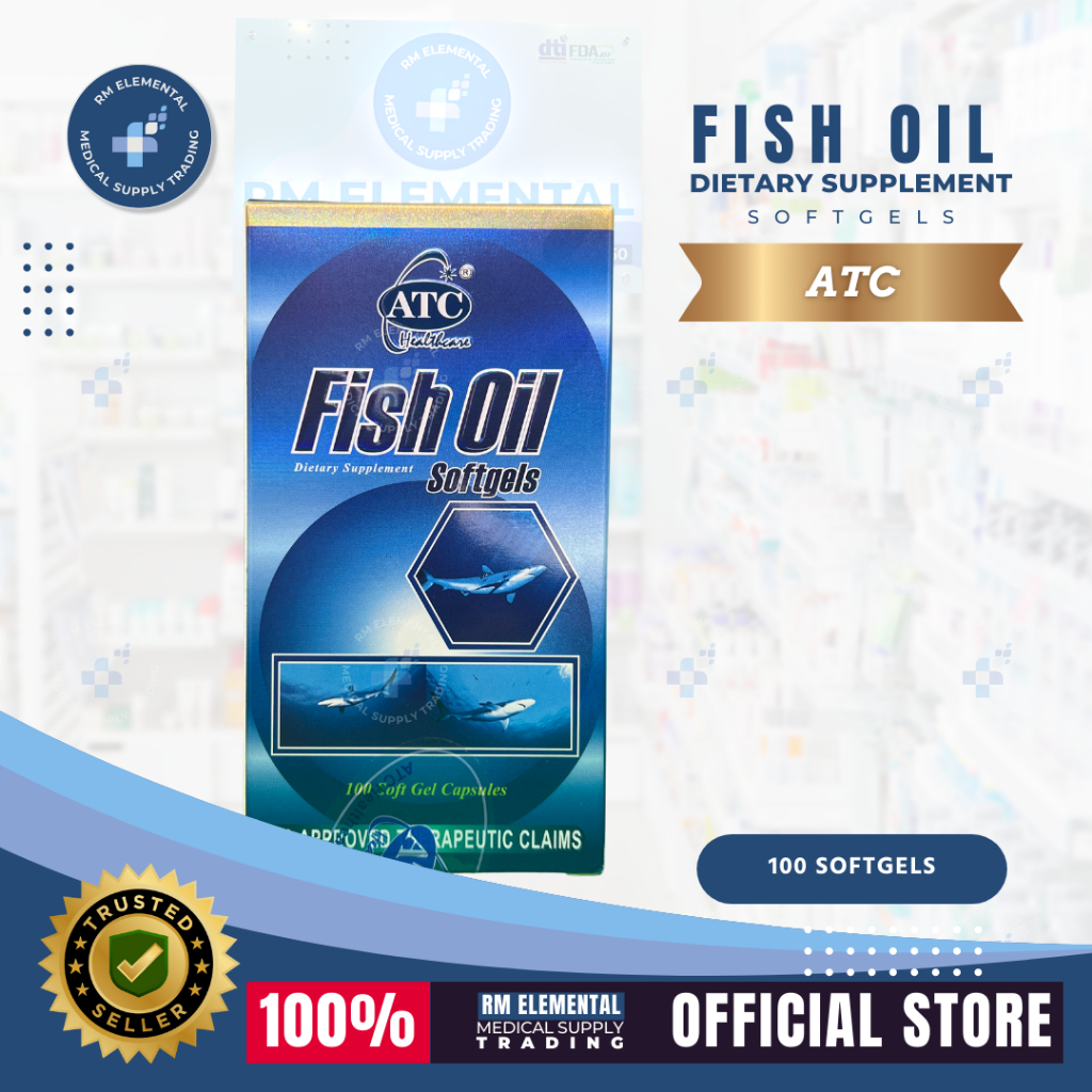 ATC Fish Oil 995mg x 100s | Shopee Philippines