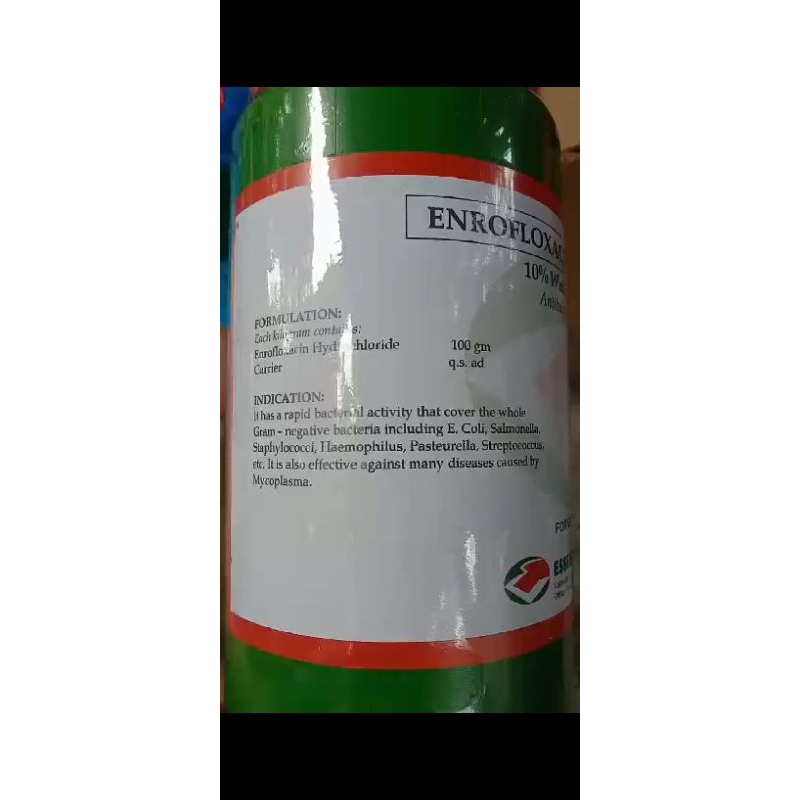 ESSENTIAL VETS ENROFLOXACIN 10%/ANTIBIOTICS FOR THE BIRDS,CHICKEN,DOGS ...