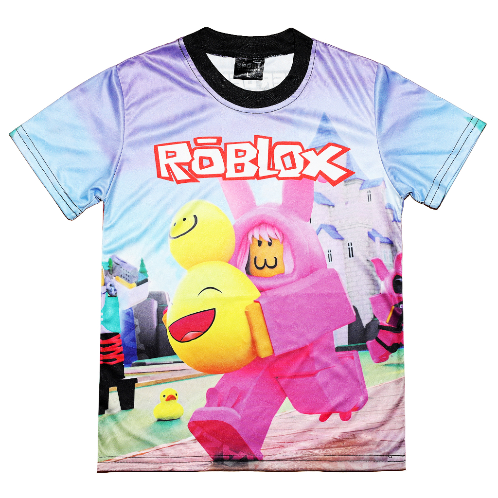 Roblox T-Shirt for Kids Girls Game Cartoon Print Shirt Clothes Party ...