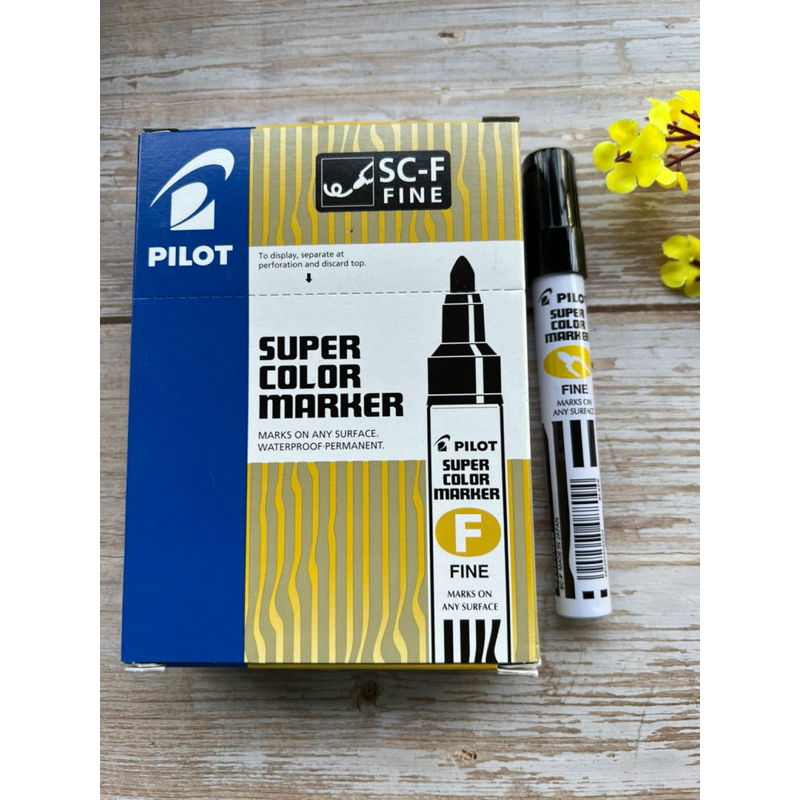 Pilot Permanent Marker Black SC-F Fine 1pc | Shopee Philippines