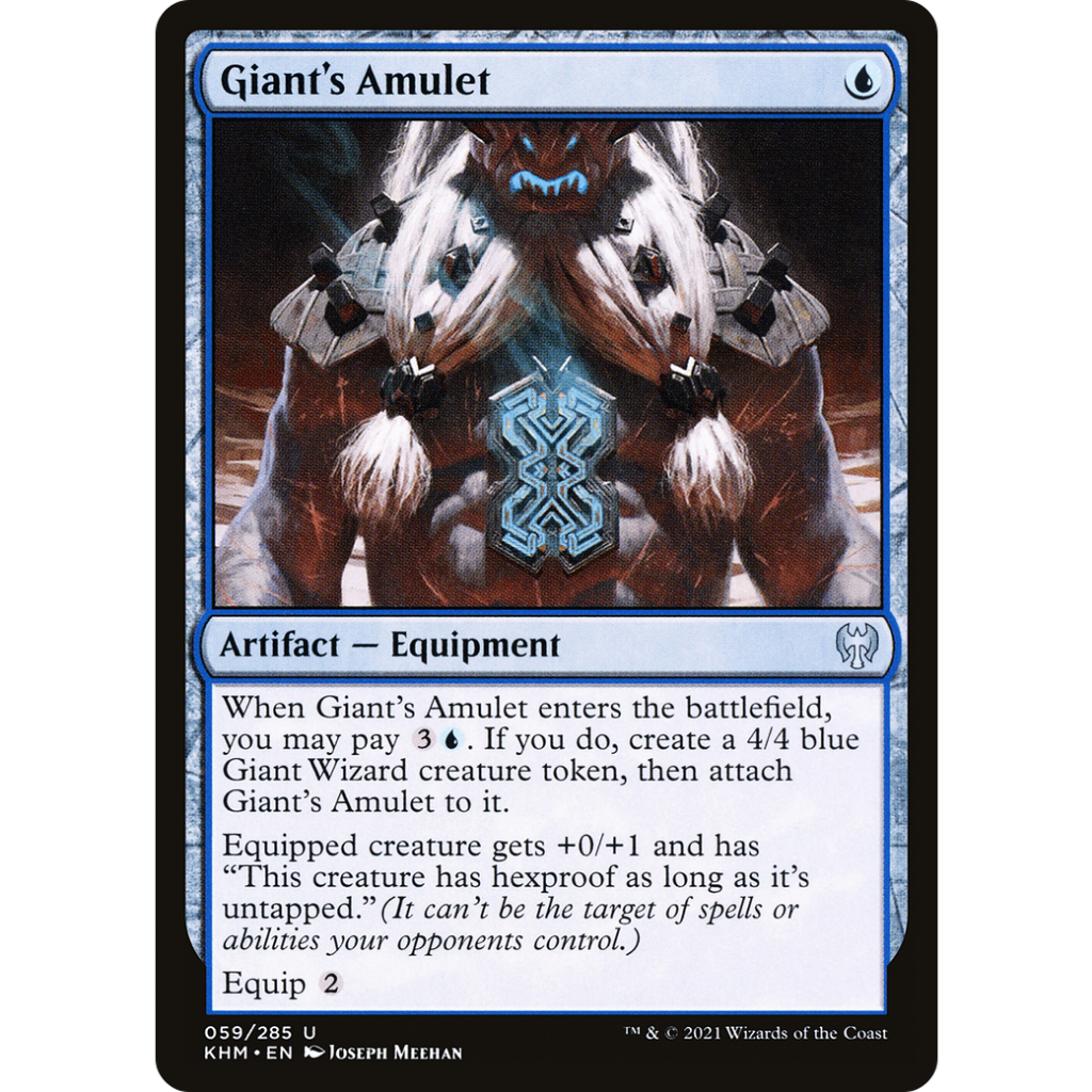 Giant's Amulet | [SET OF 4][KHM/59] - Magic: the Gathering | Shopee ...