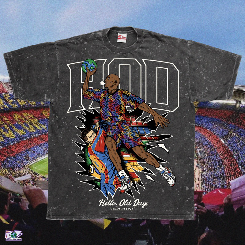 HELLO, OLD DAYS - BARCELONA PT. II - MICHAEL JORDAN TRIBUTE TEE - HOD ...