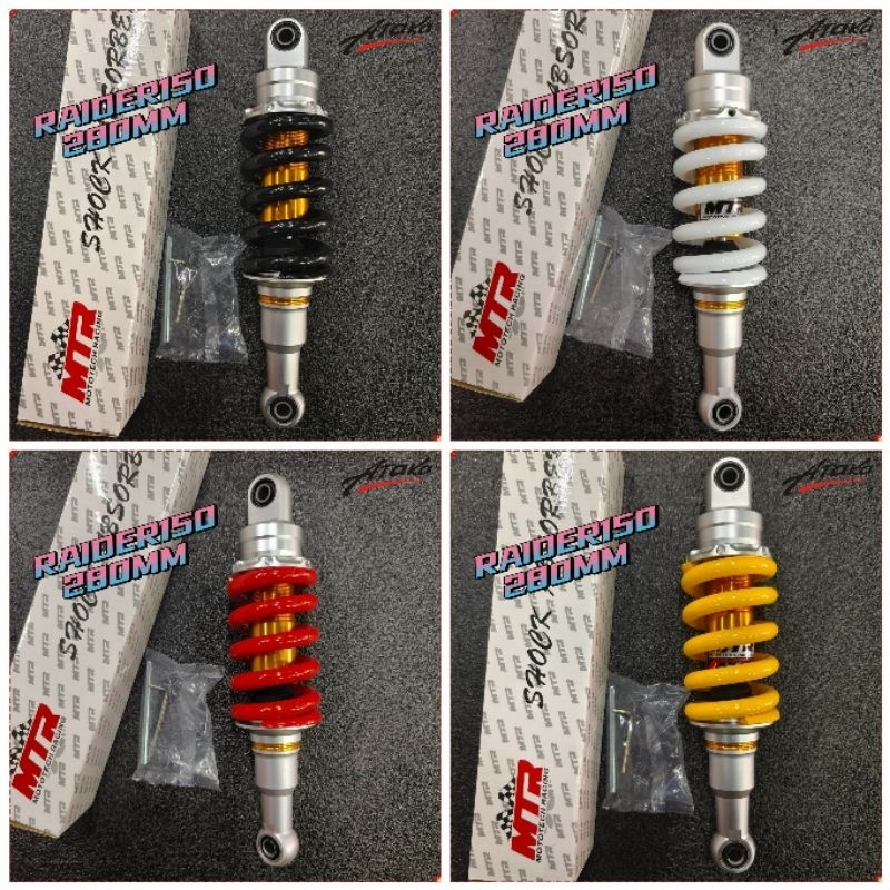 MTR RACING MONO SHOCK RAIDER150 280MM | Shopee Philippines